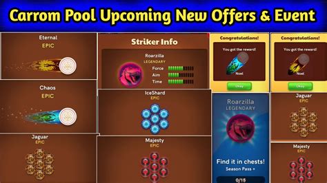Carrom Pool Upcoming New Carrom Pass Offers Event Full Details Don T