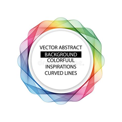 Round Wave Pattern Abstract Vector Wave Presentation Template Eps10