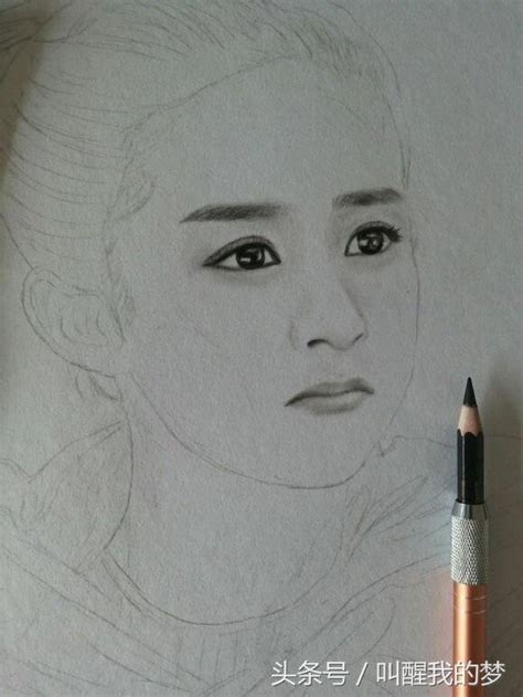 趙麗穎的這些素描畫你肯定沒見過 每日頭條