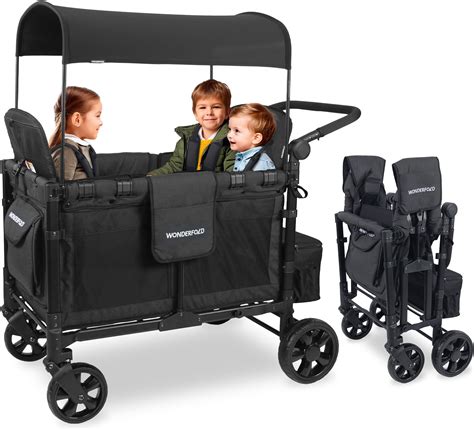 Amazon WONDERFOLD W6 Luxe Pro Stroller Wagon 6 Seater