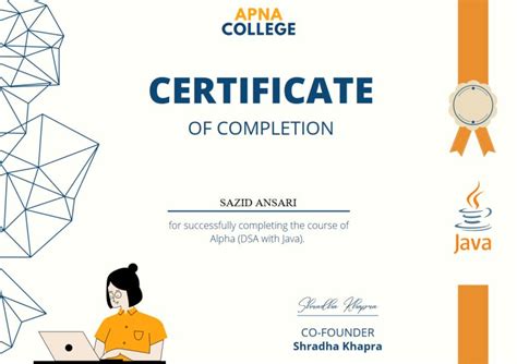 Sazid Ansari On Linkedin Javaprogramming Apnacollege Certification