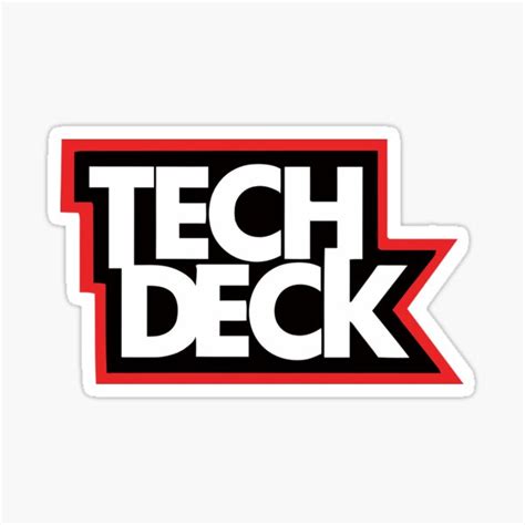 Tech Deck Apparel Sticker For Sale By Sapotahun Redbubble
