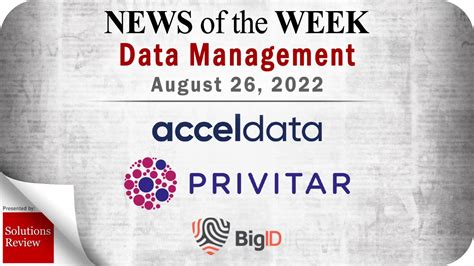 Data Management News For The Week Of August 26 Updates From Acceldata