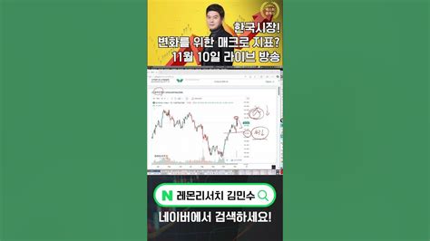 🚀로켓패스 김민수 김민수가 보는 한국시장 변화를 위한 매크로 지표 국내증시 Youtube