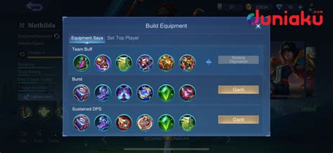 Build Mathilda Tersakit Support Yang Bisa Terbang