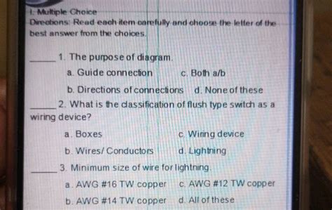 1 Mulliple Ghoice Drections Read Each Item StudyX