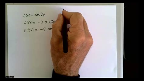 D Dx Cos3x Chainrule Youtube