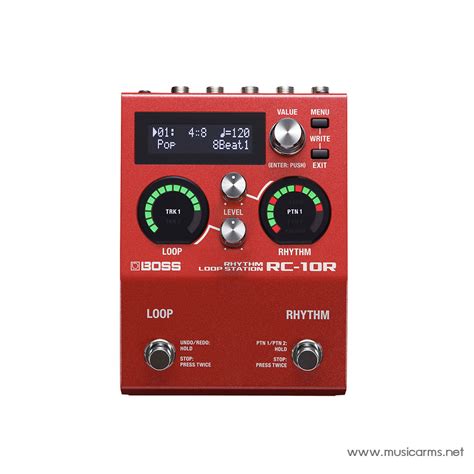 Boss RC 10R Loop Station เอฟเฟค Loop Music Arms ศนยรวมเครองดนตร ตงแตเรมตน ถงมอ