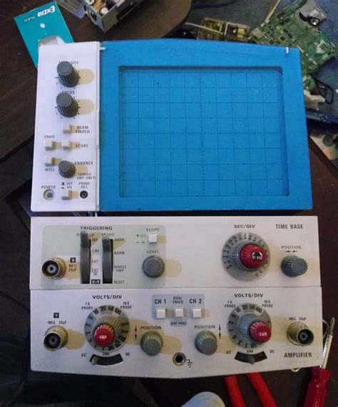 Tektronix T912 Oscilloscope W Broken Trigger Help Teardown Pics