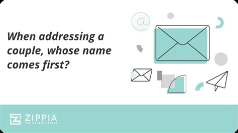 When Addressing A Couple Whose Name Comes First Zippia
