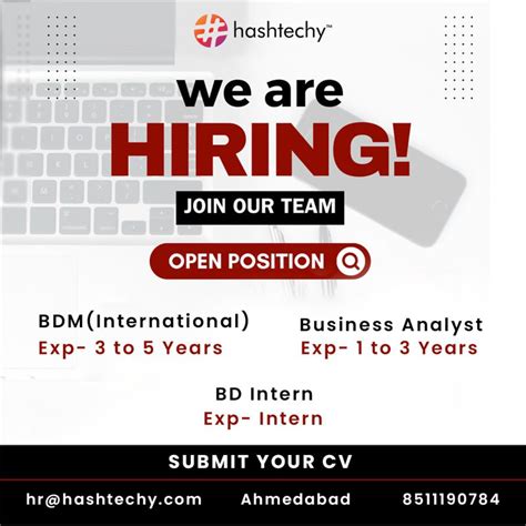 Yamini Patel On Linkedin Hiringalert Immediatejoiners Bdmjobs