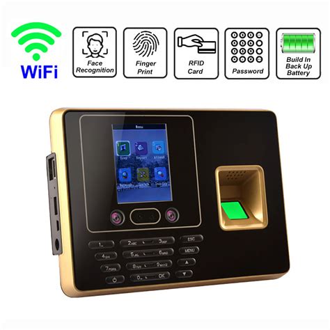 Jual F30 Wifi 4000mah Battery Facial Face Time Attendance Machine Fingerprint Card Empolyee
