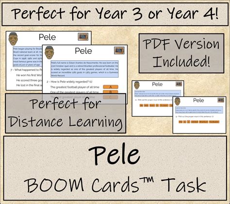 Pele Lks2 Boom Cards™ Comprehension Activity Teaching Resources
