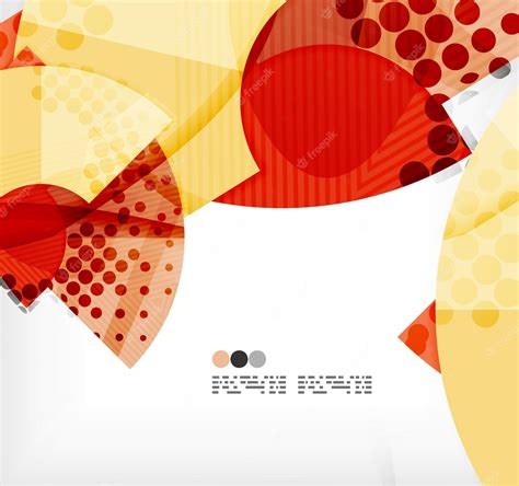 Premium Vector Semicircle Geometric Vector Abstract Background