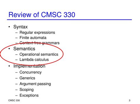 Ppt Cmsc 330 Organization Of Programming Languages Powerpoint