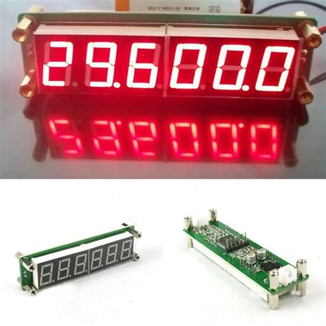 Plj 6led A 0 1mhz To 65mhz Rf 6 Digit Led Signal Frequency Counter Cymometer Tester Meter Red