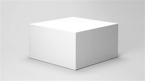 Premium Ai Image Square Cardboard Box Mockup