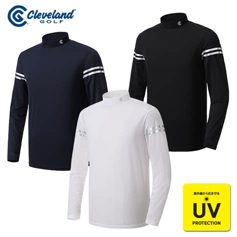 클리브랜드 골프웨어 클리브랜드골프 Uv차단 냉감 레터링포인트 남성 언더레이어골프이너웨어골프웨어cgkmit1033