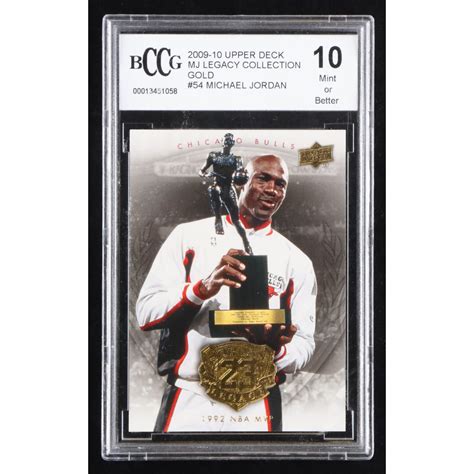 Michael Jordan 2009 10 Upper Deck Michael Jordan Legacy Collection Gold