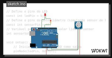 Sensor De Luz Wokwi Esp32 Stm32 Arduino Simulator