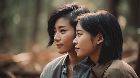 Premium Photo Realistic 3d Illustration Of A Lesbian Couple 3d Realistic