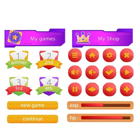 Premium Vector Set Of Bit Pixel Art Game Asset Design Elements For Video Game About Cosmos