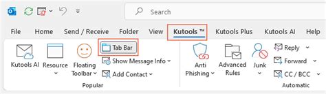 Revolutionize Outlook Experience All In One Tab For Emails Calendars Tasks And More