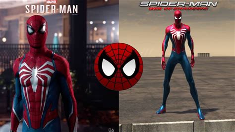 Spider Man Web Of Shadows Marvels Spider Man 2 Advanced Suit 20 Mod Showcase Youtube