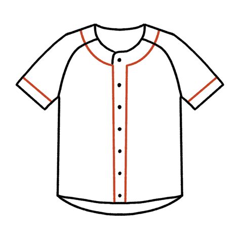 無地の野球のユニフォームのイラスト Onwaイラスト