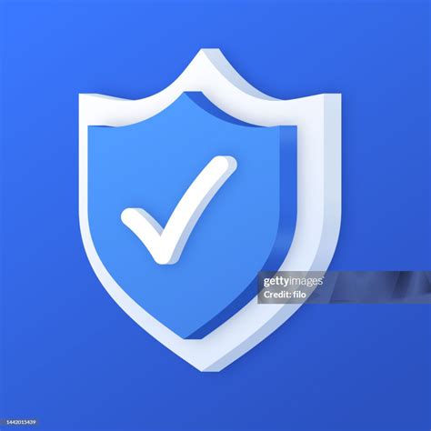 Checkmark Verification Shield Symbol High Res Vector Graphic Getty Images