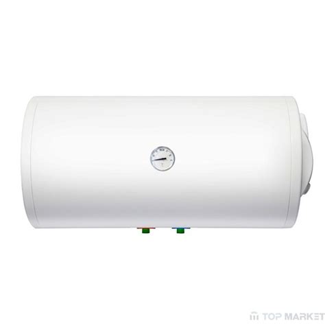 Бойлер Tedan Combi Inox 80 литра хоризонтален неръждаем една серпентина изводи отляво ел