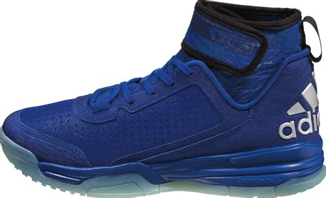 Adidas Originals Synthetic Dual Threat Bb Basketball Shoes In Blue For