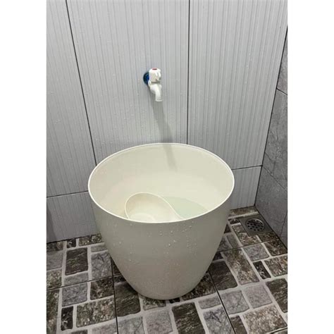 Timba With Tabo Set Team Puti Minimalist Timba And Tabo Set‼️ Shopee Philippines