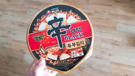 농심 신라면 블랙 두부김치 리뷰