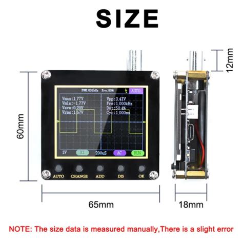 Kit Oscilloscope NumÉrique Portable Transistors à Forme Onde De écran