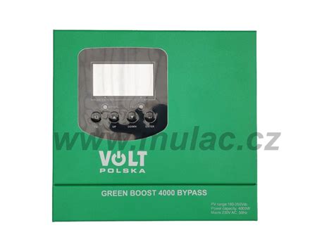 GREEN BOOST 4000 BYPASS MPPT 160 350VDC solární regulátor pro přímý