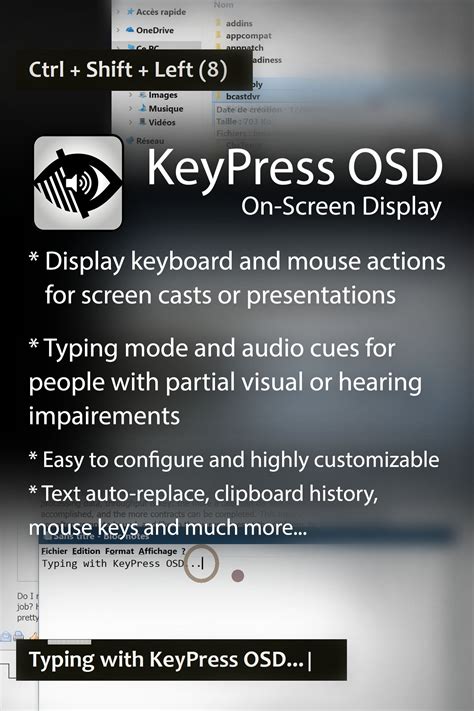keypress osd a unique on screen display for screencasts