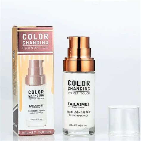 TLM Liquid Foundation Color Changing Base Makeup Face Foundation Change To Your Skin Tone Anti