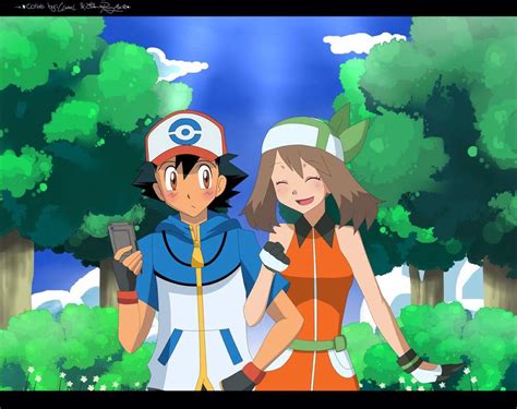 Ash X May Wiki Pokémon Amino