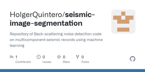 GitHub HolgerQuintero Seismic Image Segmentation Repository Of Back