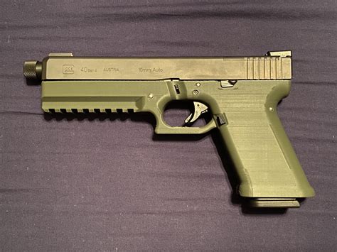 G40 10mm Printed Glock Frame Files Dropping And Rail Kits Available On
