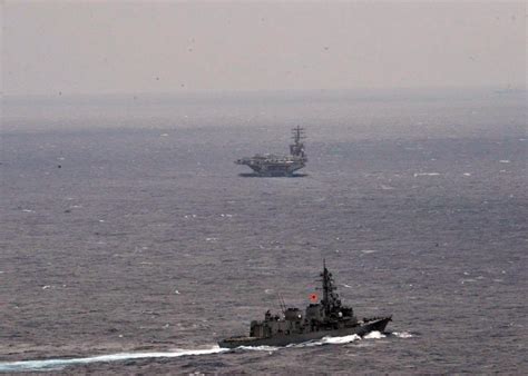 美航母尼米茲號與日護衞艦 赴太平洋和東海訓練｜即時新聞｜國際｜oncc東網
