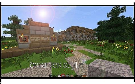 Dwarven Style House Minecraft Map
