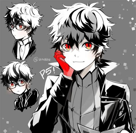 Persona 5 Akira Kurusu 5 Anime Anime Guys Anime Art Persona 5