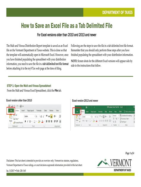 Fillable Online How To Save An Excel File As A Tab Delimited File Fax