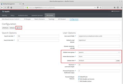 Configure FreeIPA Server On CentOS RHEL