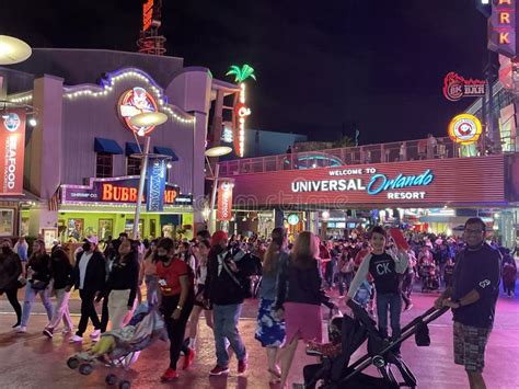 Universal Citywalk In Orlando Florida Editorial Image Image Of Globe