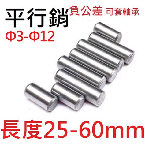 【不囉嗦24h送出】定位銷 負公差 圓銷 Pin 圓徑3、4、5、6、8、10、12mm 長度25 60 不鏽鋼 平行銷 蝦皮購物