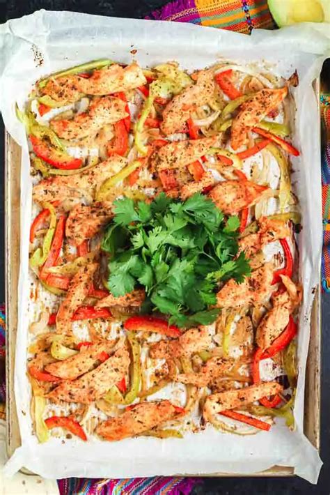 Sheet Pan Chicken Fajitas Cooking And Cussing