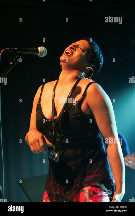 Freda Goodlett Singer And Front Woman Of The Us Swiss Funk And Soul Band Funky Brotherhood Live